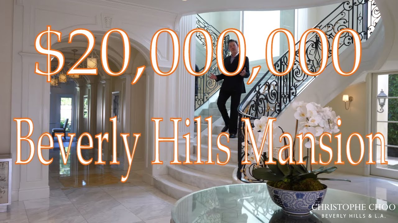 Incredible Beverly Hills Luxury Mansion Tour | Christophe Choo ...